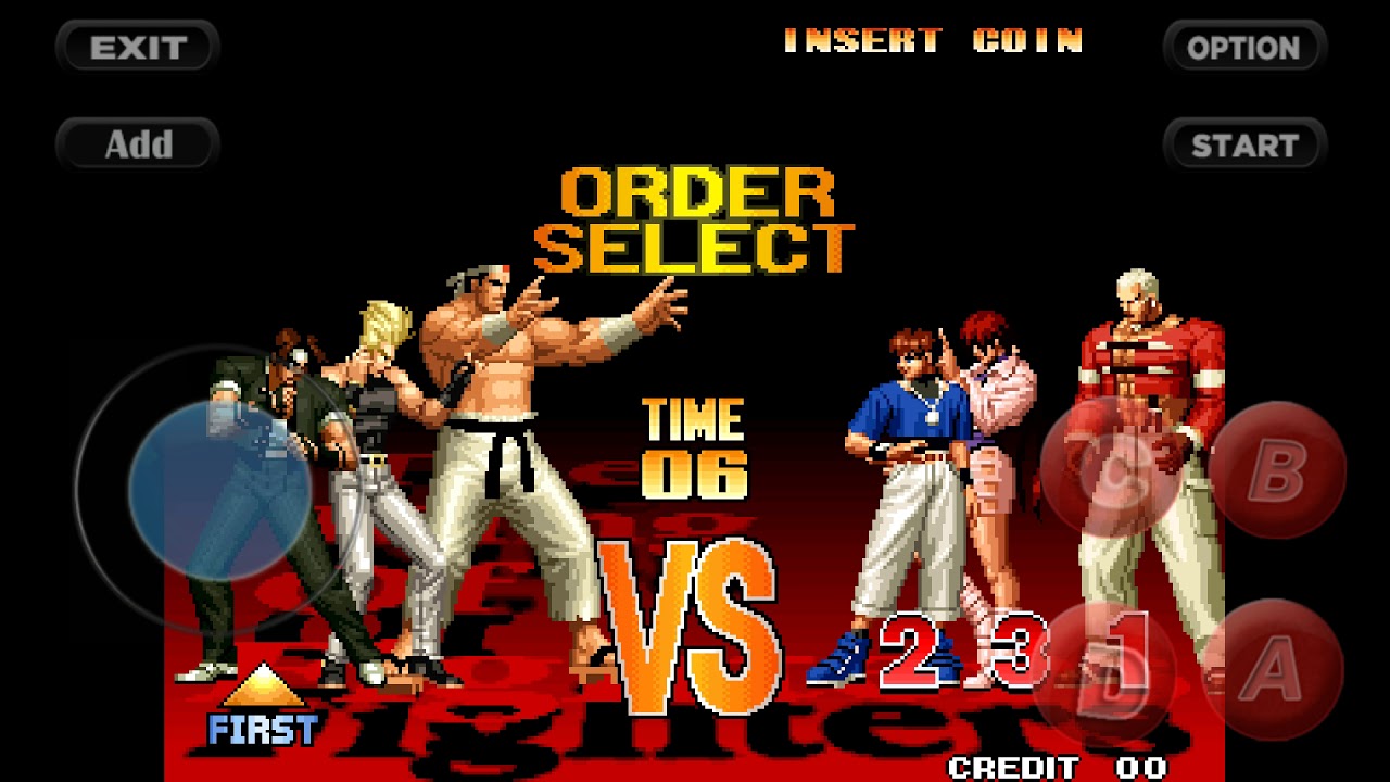 KOF 97 team japan vs team new faces - YouTube