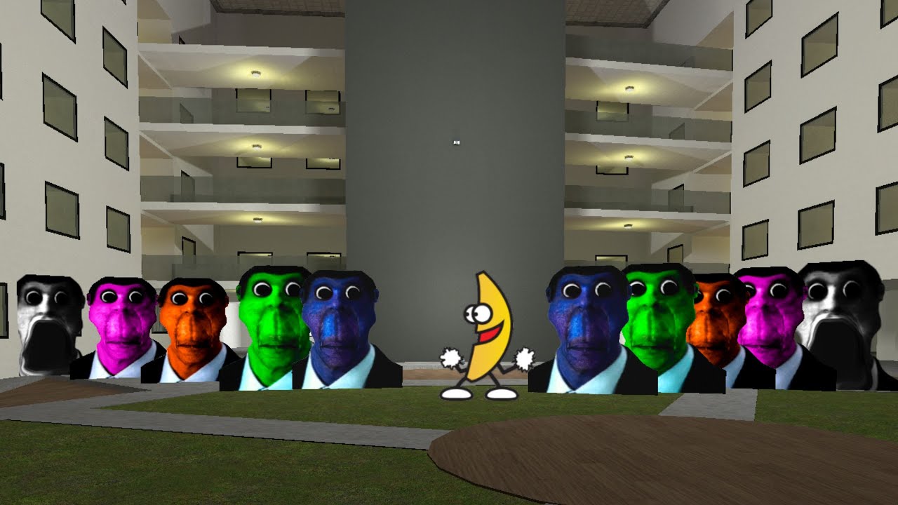 Banana,Obunga Pack And Other`s Nextbot In The Gmod #Gmod #Gmod_Hunter ...