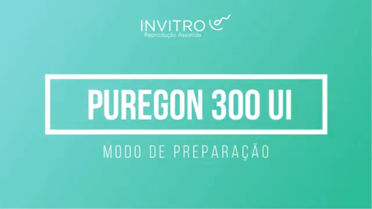 Puregon 300 - Modo de aplicação - YouTube