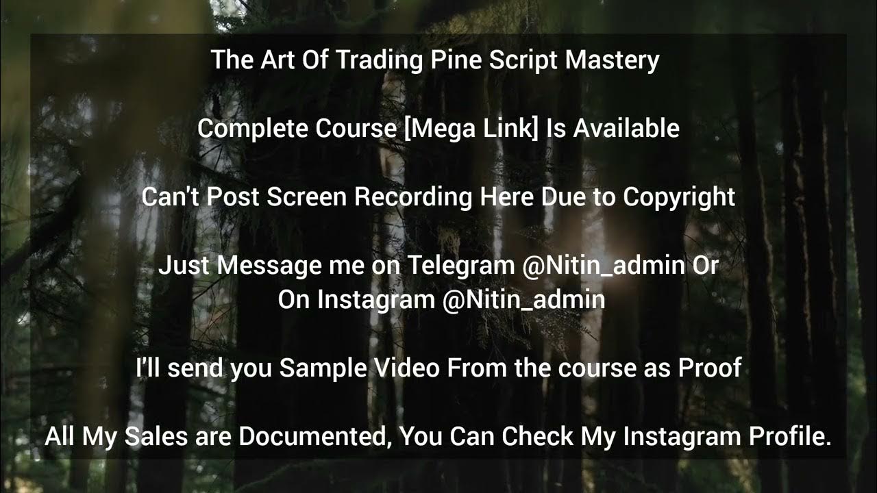 The Art Of Trading Pine Script Mastery - YouTube