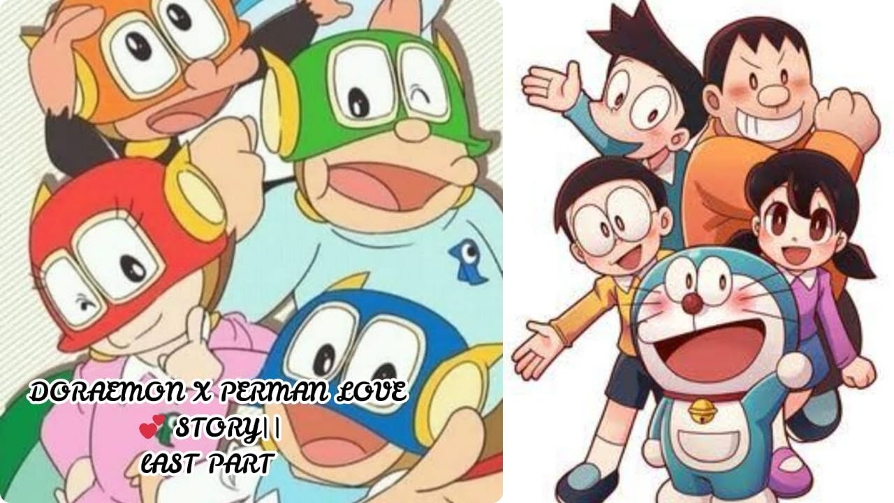 DORAEMON X PERMAN LOVE 💕 STORY|| PART 4|| COLLEBRTION WITH ...