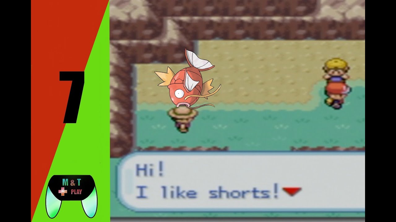 Pokemon FireRed Full Guide - Episode 7: Do You Like Shorts? Or Fish ...