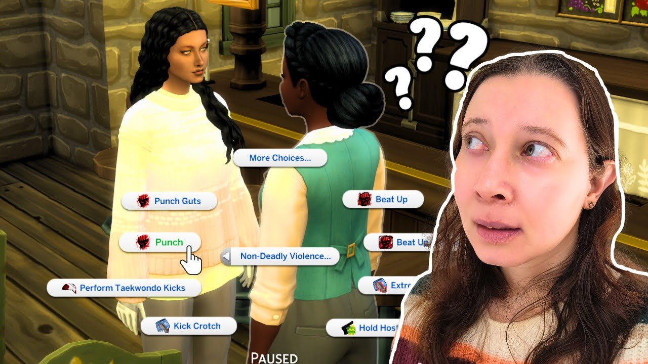 I tried to play the sims 4 without my glasses! | Sims 4 Challenge - YouTube