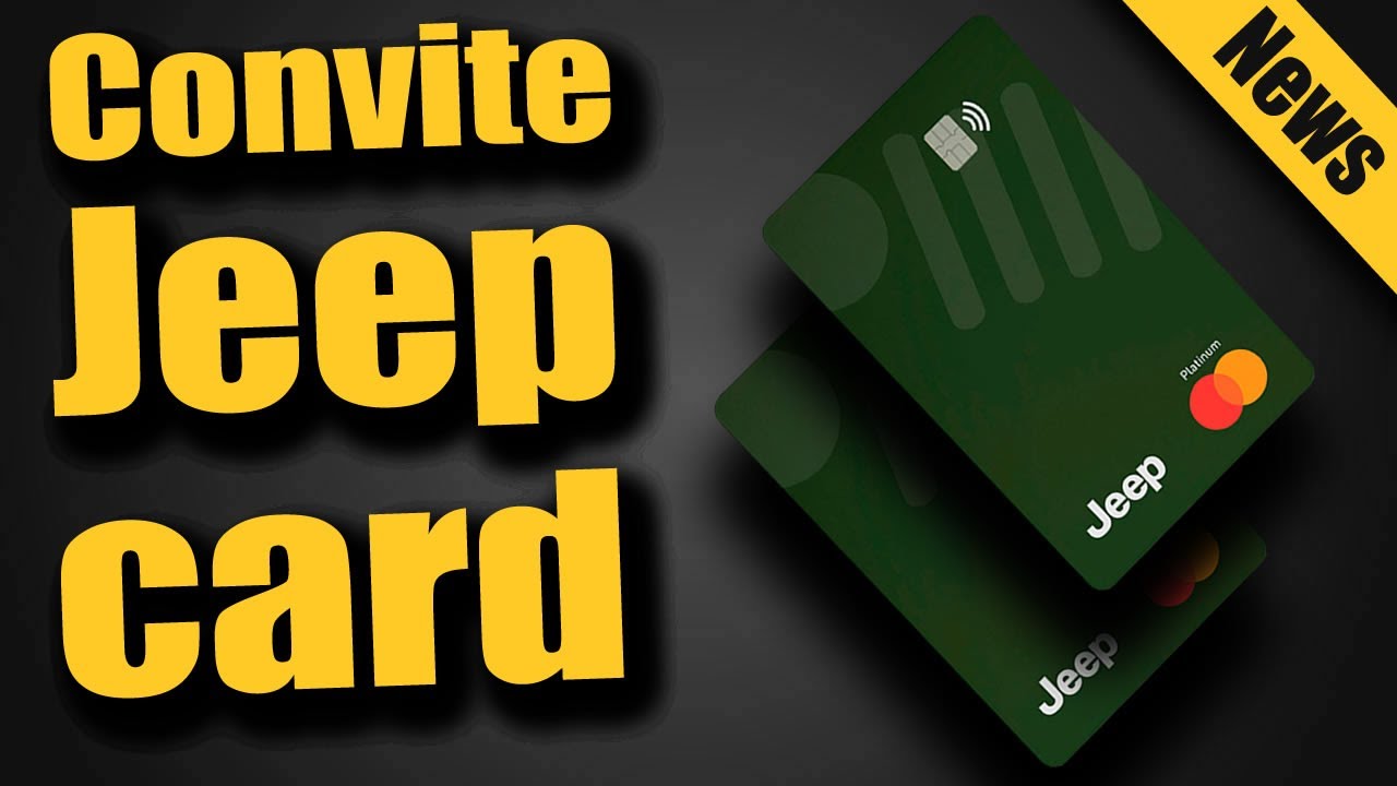 CARTÃO DE CRÉDITO Jeep Card ENVIANDO CONVITES e cartão chega EM 10 DIAS ...