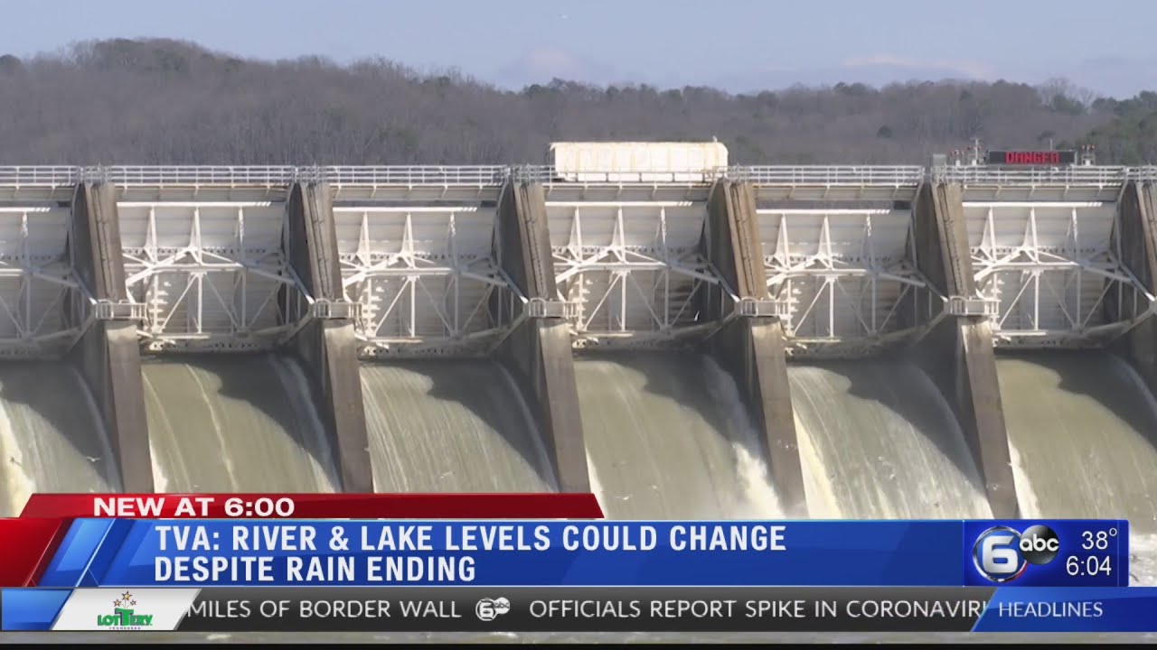 TVA: River & lake levels could change despite rain ending - YouTube