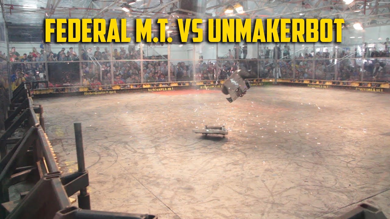 Federal M.T. Vs. UnMakerBot (1ª Luta) | RoboGames 2017 - YouTube