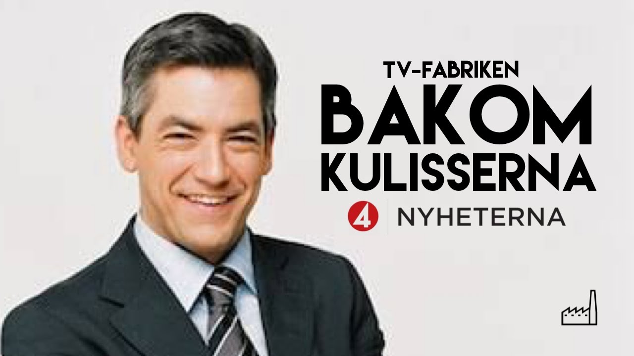 Anders Kraft - bakom kulisserna på TV4 Nyheterna och Sporten - YouTube