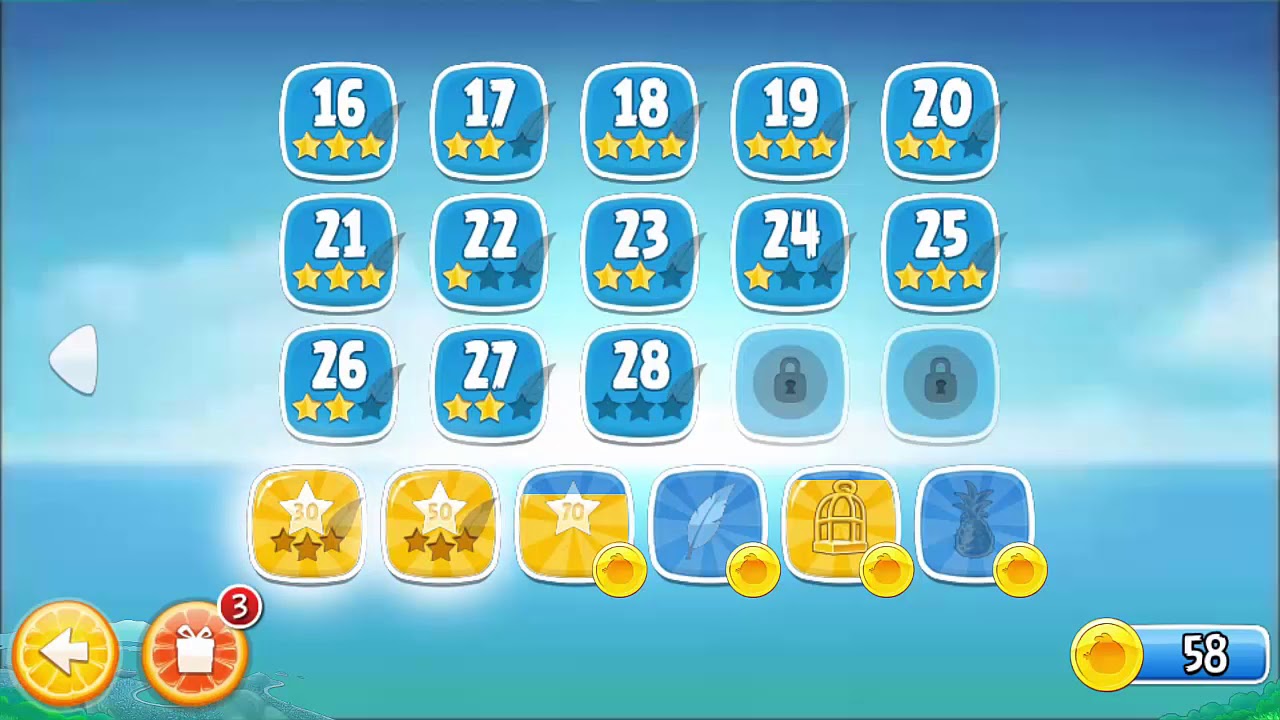 Angry Birds Rio | Level 1-28 | Game Junction - YouTube