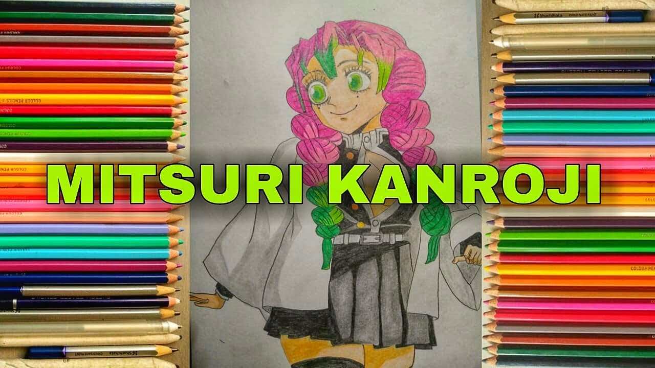 Mitsuri Kanroji - Drawing | Love Hashira | Demon Slayer (kimetsu no ...
