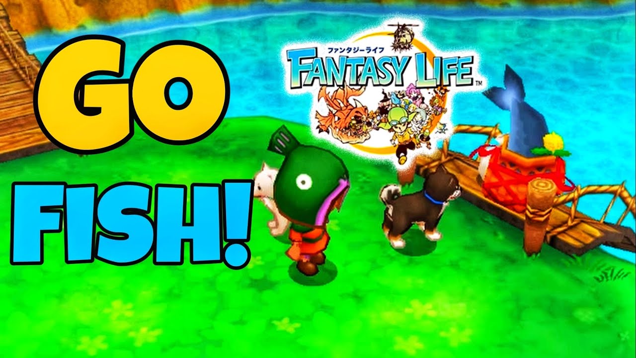 Finally Trying Fishing in Fantasy Life 3ds.. - YouTube