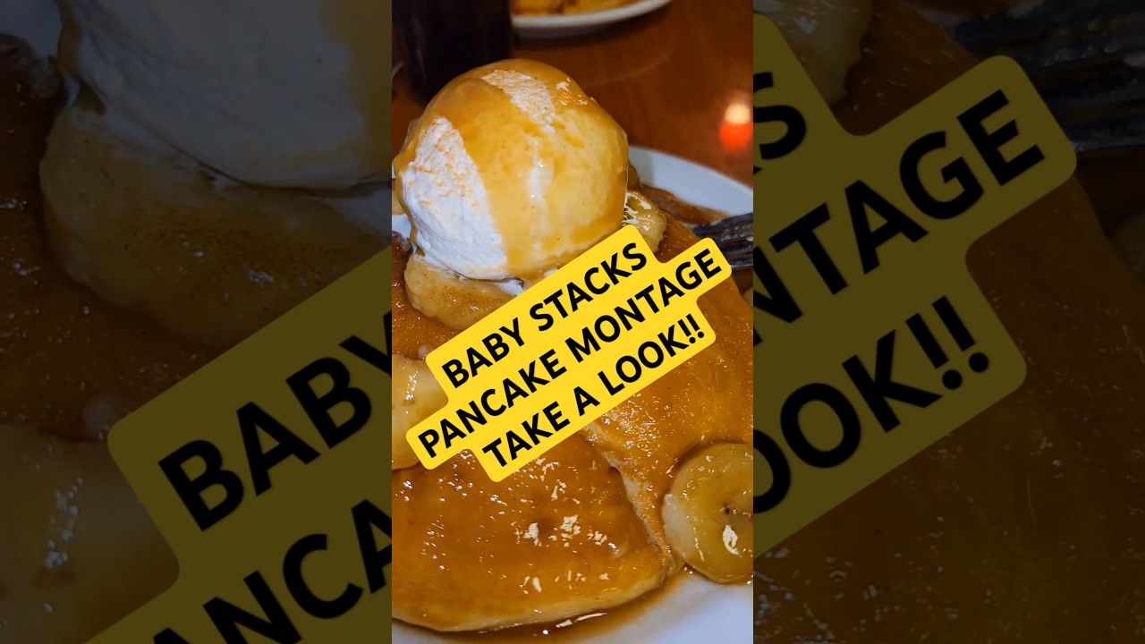 Baby Stacks pancake montage,Take a look.. #fyp #foodie #foodtiktok #fun ...