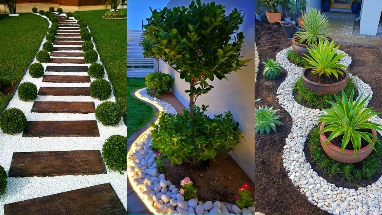 Marvellous & Unique pebble Stone Landscaping ideas # Home Decorations ...