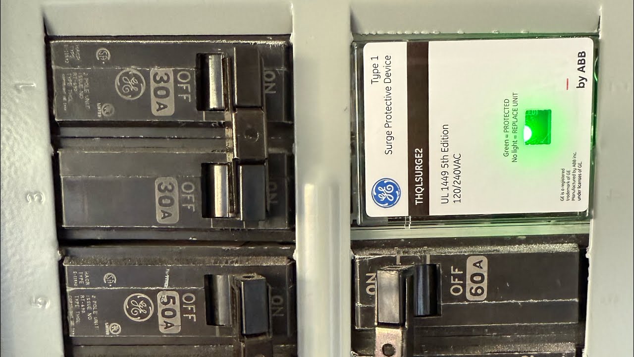 How to install whole home surge protector and make room on your panel ...