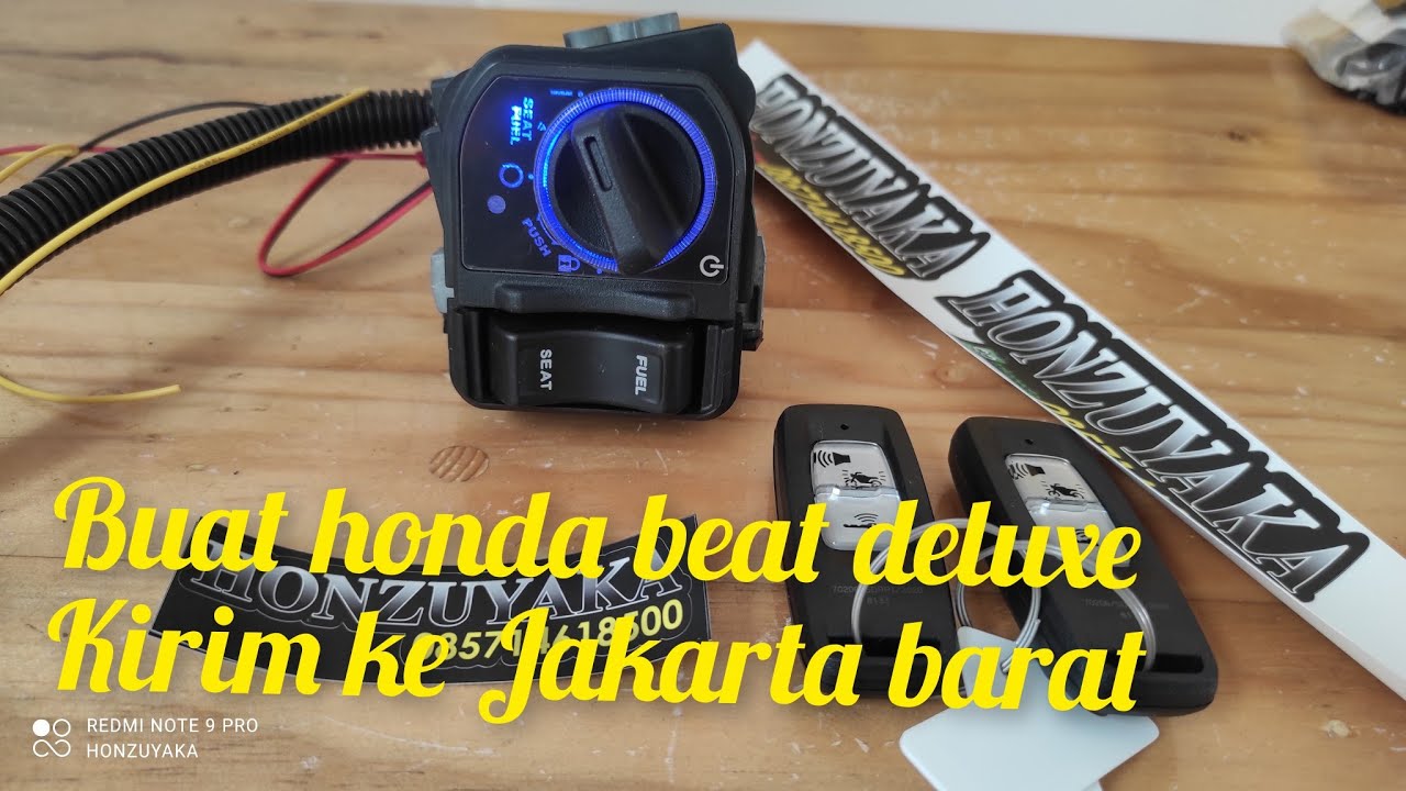 keyless pcx 160 buat honda new beat deluxe. tes fitur fungsi cara ...
