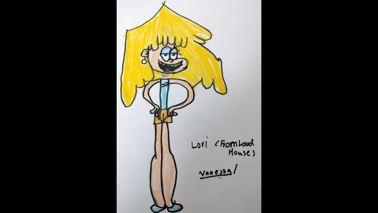 How to draw Lori from Loudhouse - YouTube
