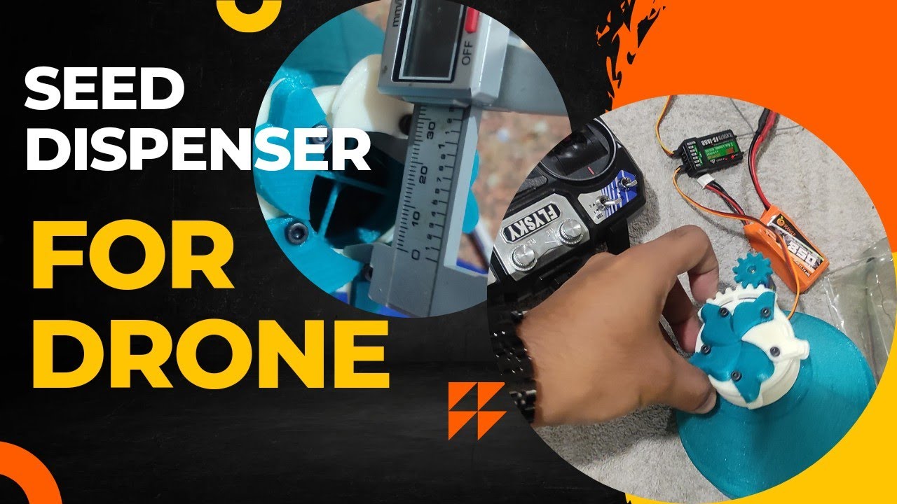 Customized Seed Dispenser system for Heavy weight Drone - YouTube