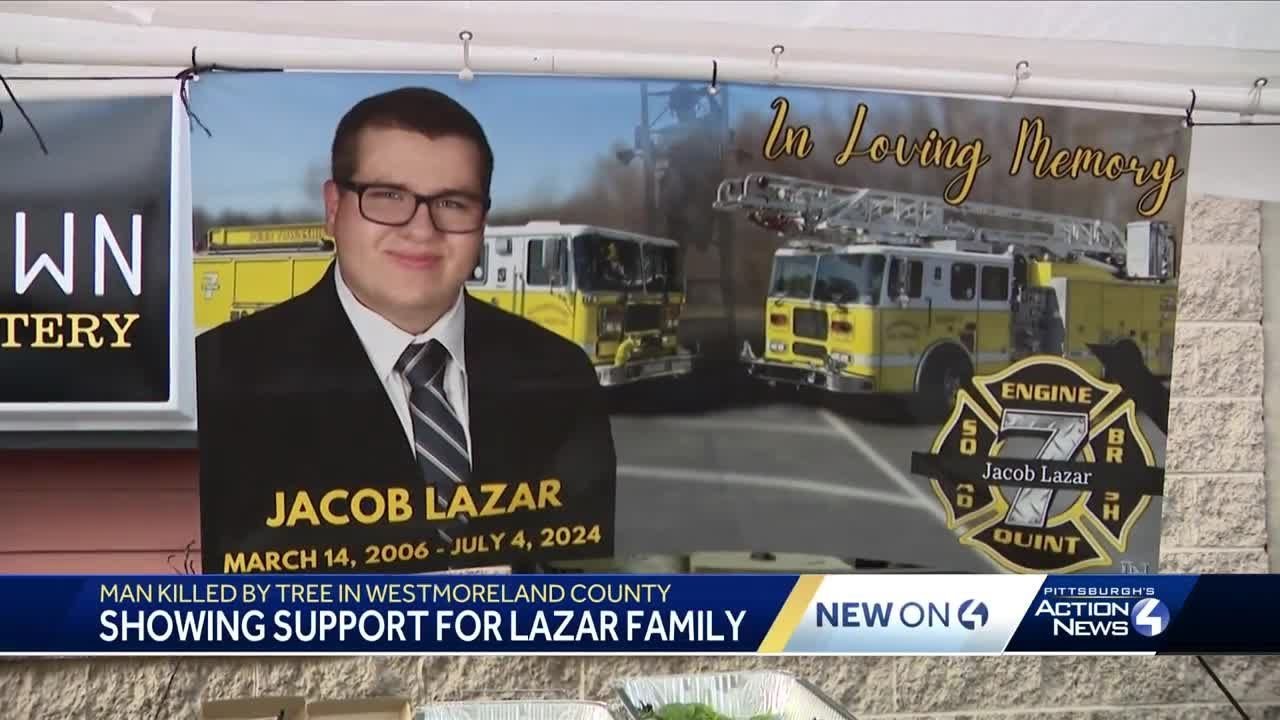 Friends and family gather for fundraiser for Jacob Lazar, firefighter ...