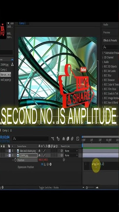 How to add camera shake using wiggle in after effect ( featuring @Rishabhsangeetkar ) - YouTube