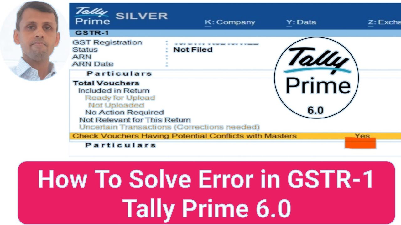 Tally Prime 6 0 error in gstr1 - YouTube