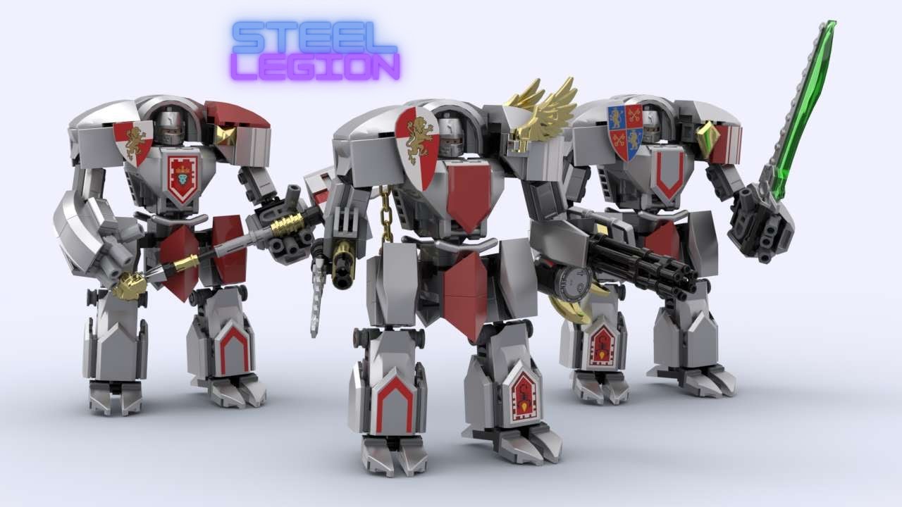 How to make Astares Steel Legion (Warhammer 40.000) out of LEGO ...