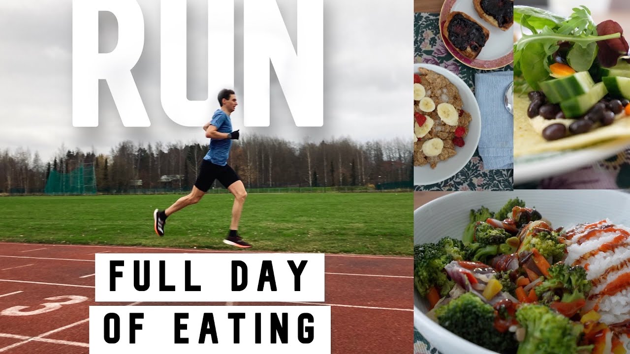 Everything I EAT in a day as a RUNNER - YouTube