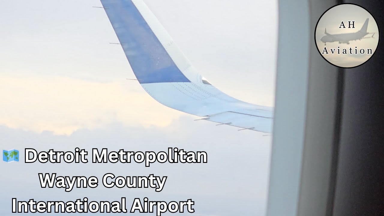 (4K) Stunning Sunset & Windy Detroit Takeoff - Delta Airlines - Airbus ...