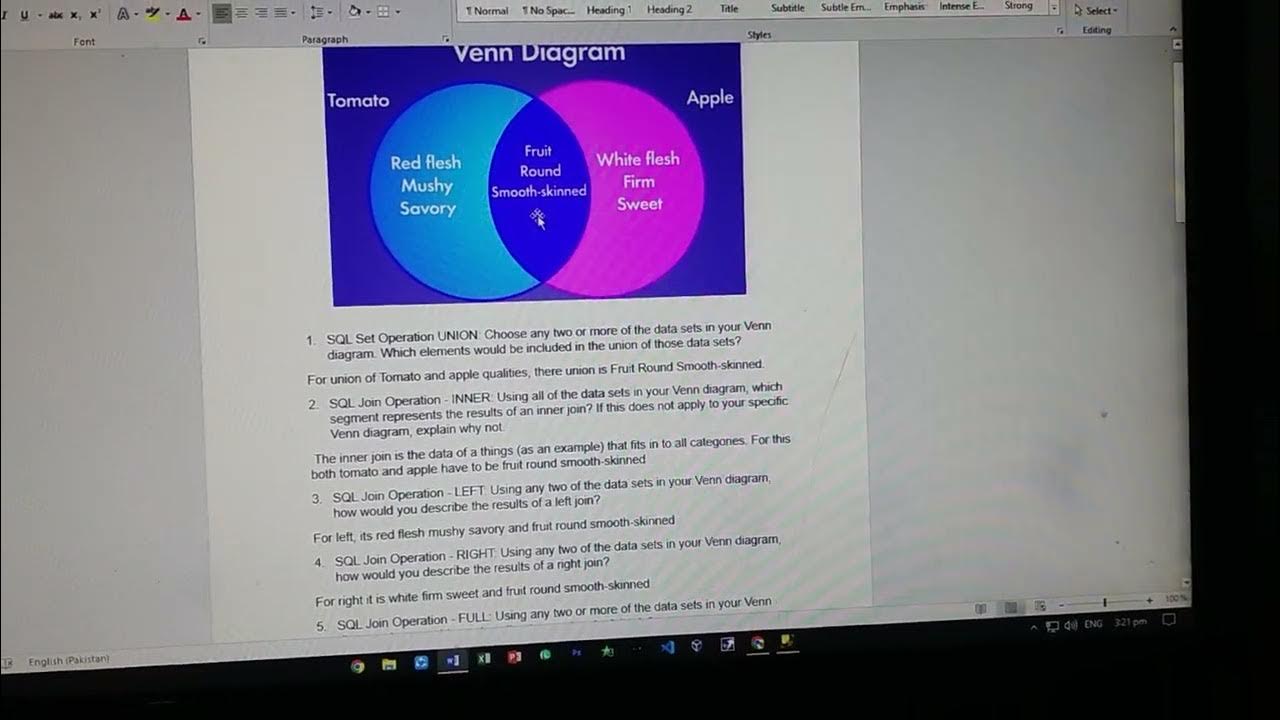 2.4 SQL Set operations & Join logic: Use venn diagrams to understand ...