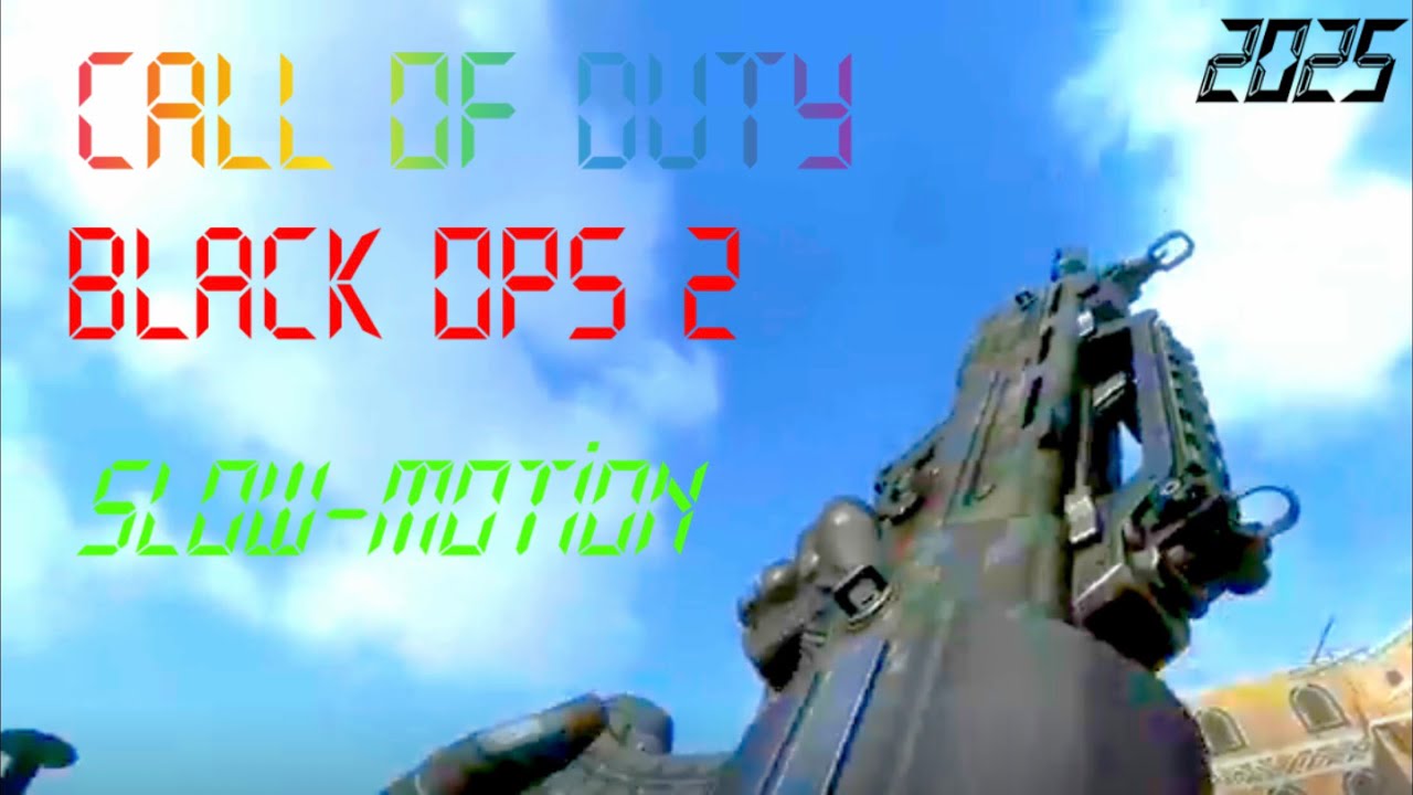 Call of Duty: Black Ops 2 — All weapons showcase in slow-motion 2025 ...