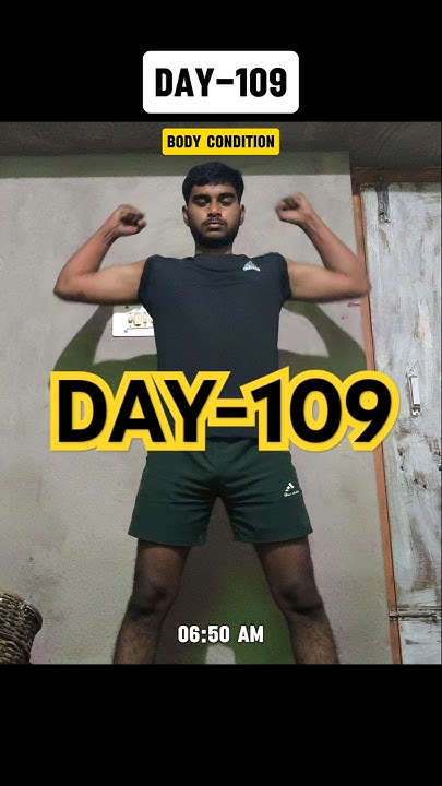 DAY-109👑of/90 days full body transformation🔥#fitnessmotivation #motivation #fit #fitness #day109 ...