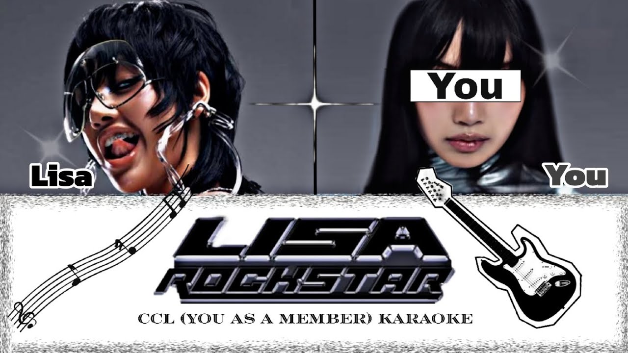 [KARAOKE] ROCKSTAR by LISA (You as a member) - YouTube