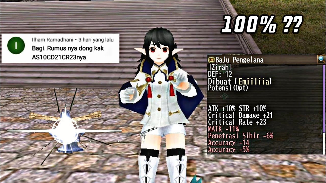 Toram Online - How to Fill Stats Armor Adv Garb AS10CD21CR23 (100% ...