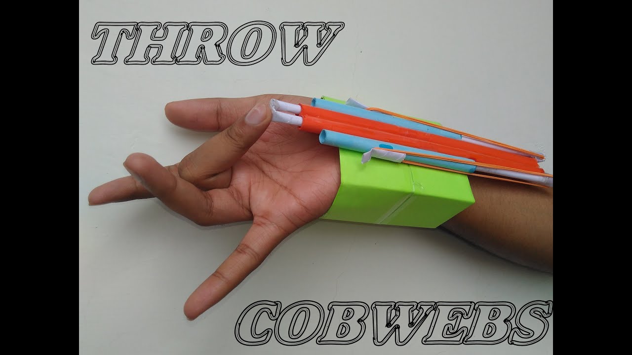 How To Make A Web Shooter Spiderman Throw Cobwebs YouTube How To Make A Web Shooter Spiderman Throw Cobwebs YouTube