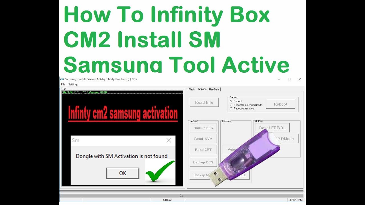 Infinity Box cm2 SM Samsung tool Activation - YouTube