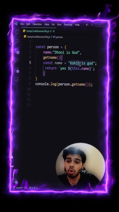 🔥JavaScript this Keyword Explained #shortsfeed #coding #javascript # ...
