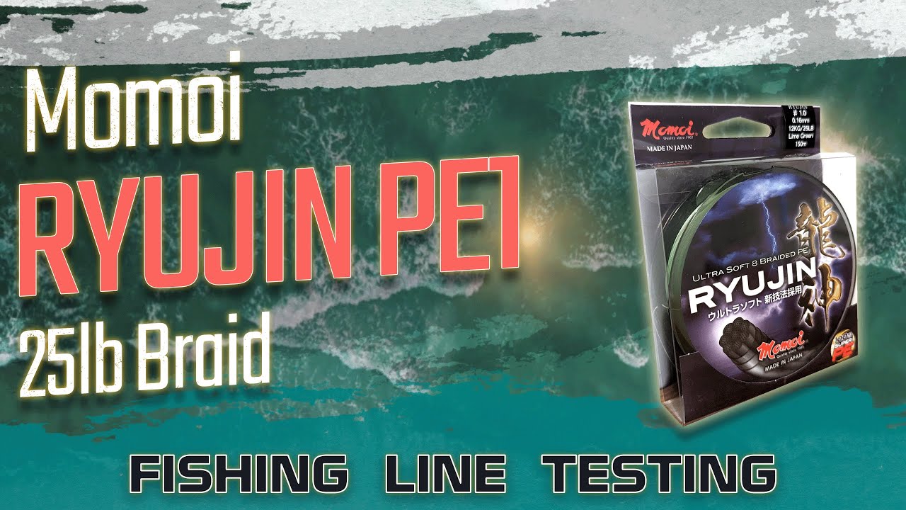Fishing Line Testing - Momoi Ryujin PE1 Braid - YouTube