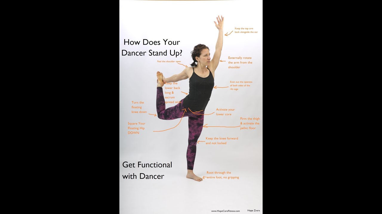 How To Do Dancer Pose the Right Way No Cheat - Hope Zvara - YouTube