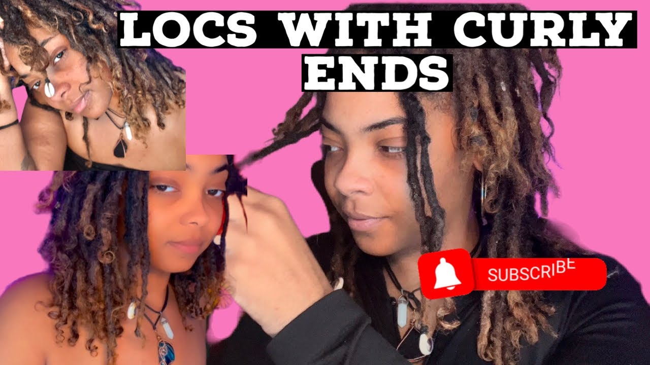 HOW TO: LOCS WITH CURLY ENDS😱😱| EASY CURLY LOC METHOD #curlylocs #locs ...