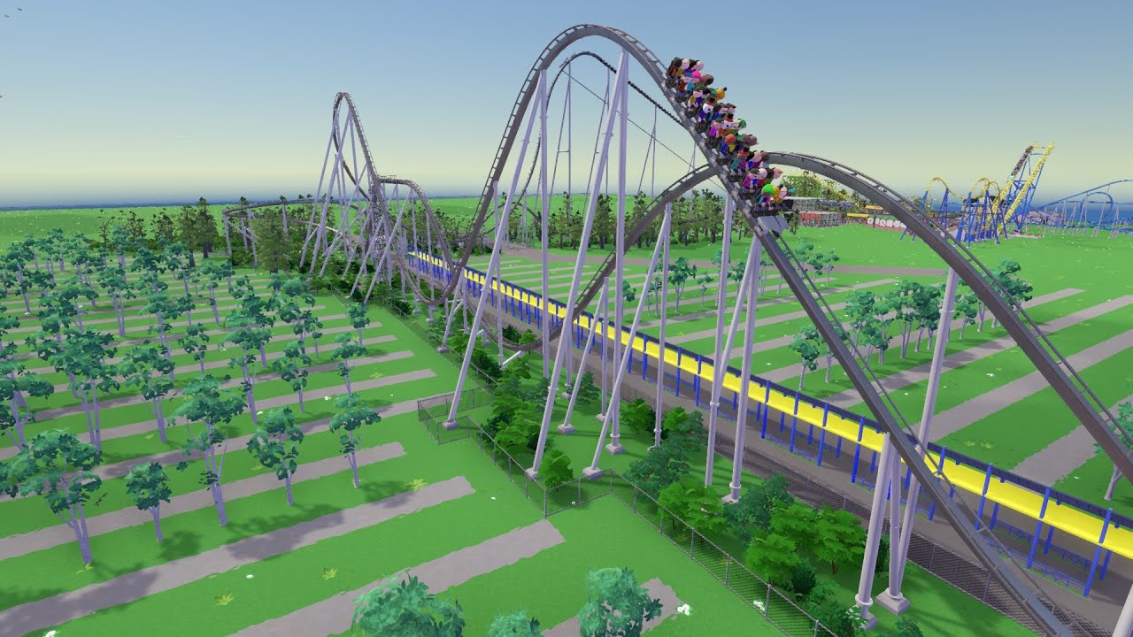 Parkitect Silver Star Europa Park Rust On-Ride - YouTube