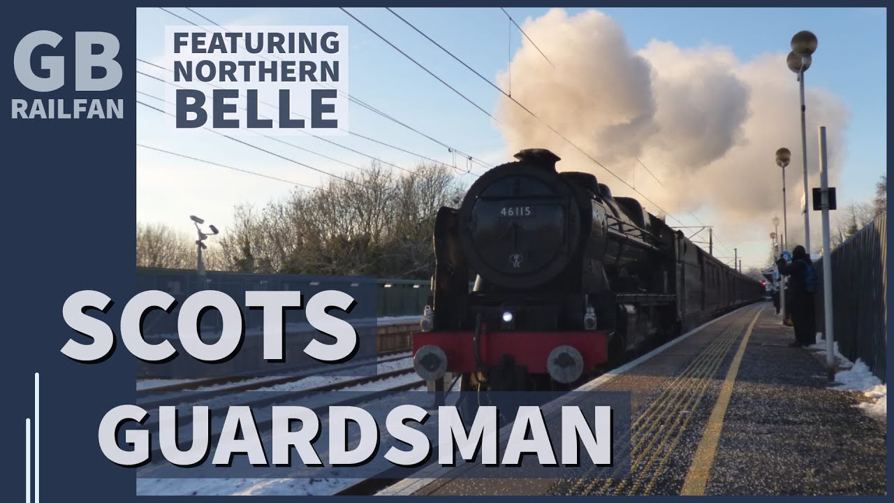 LMS Royal Scot Class 6115 'Scots Guardsman' and Northern Belle at ...