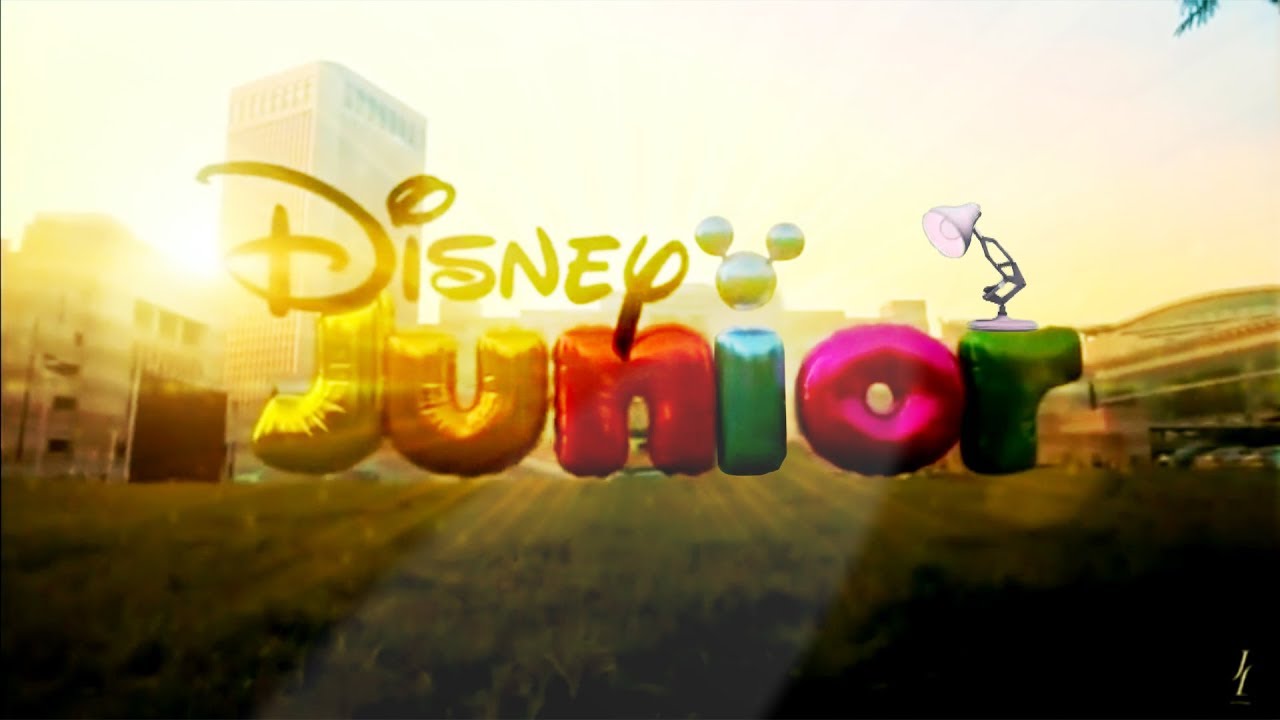 Disney Junior Logo With Colorful Balloon Spoof Luxo Lamp - YouTube