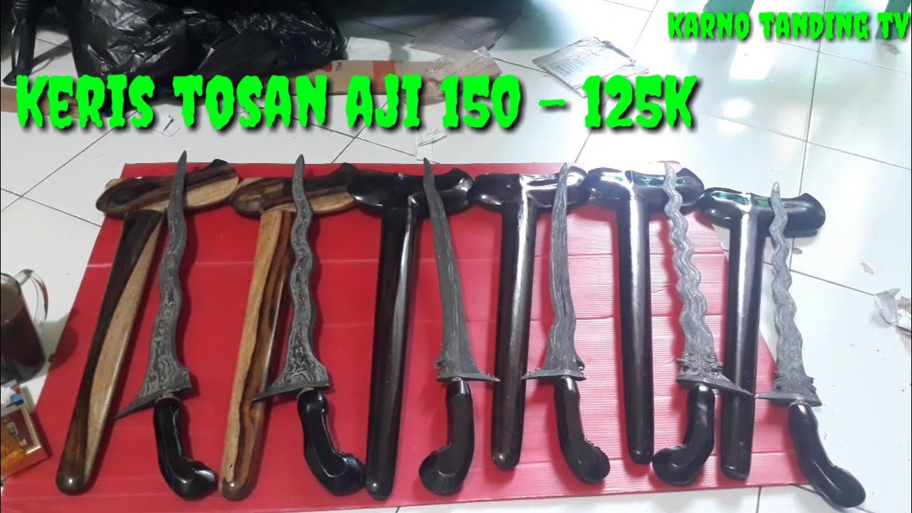 keris tosan aji || keris murah jaminan besi aji - YouTube