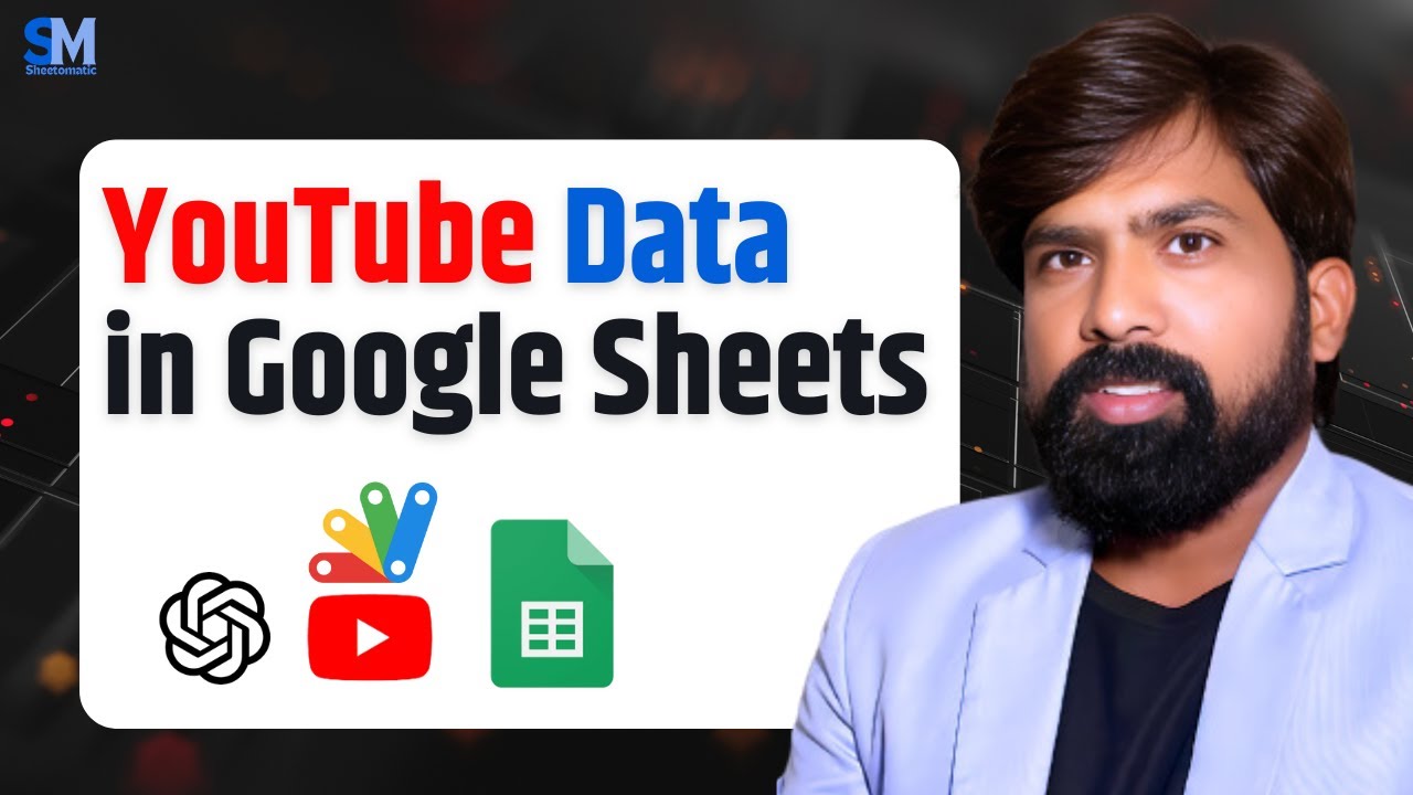 Enable YouTube API & Import Data into Google Sheets | YouTube API + Google Sheets = Free ...