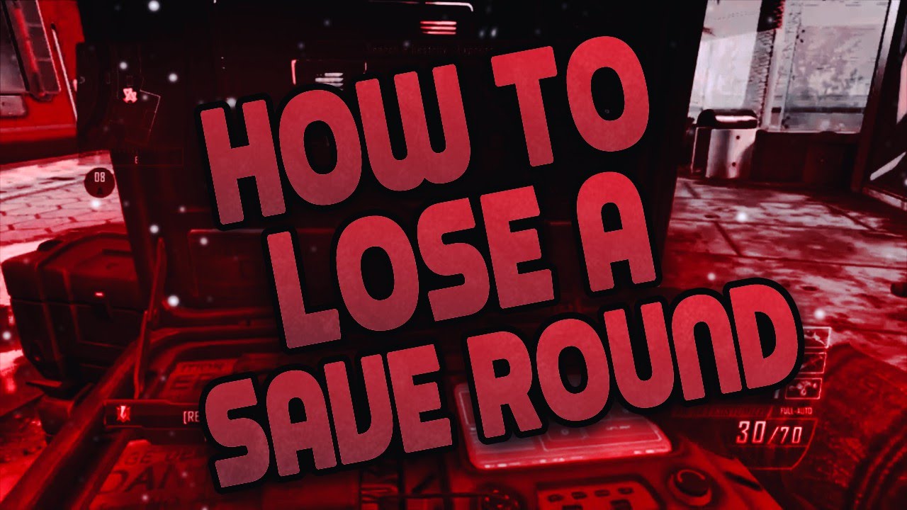 HOW TO LOSE A SAVE ROUND #CoDZelos - YouTube