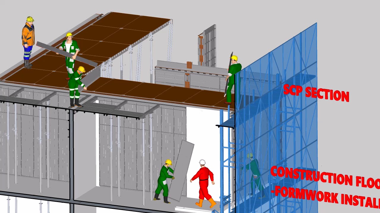 Kitsen Self-Climbing Scaffold System - YouTube