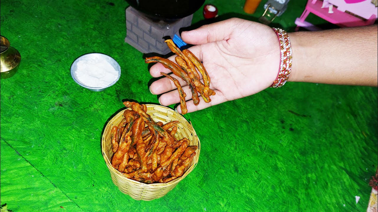 Miniature Bendi Fry | Tiny Cooking Videos | Mini Cooking | Fry at Home ...