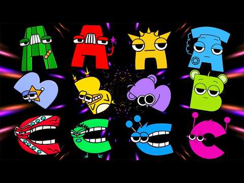 Four Alphabet Character Worlds | Catchy ABC Song for Kids | Learn A–Z