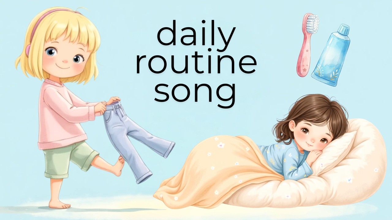 Complete Daily Routine Song for Kids | Preschool Morning, Daytime ...