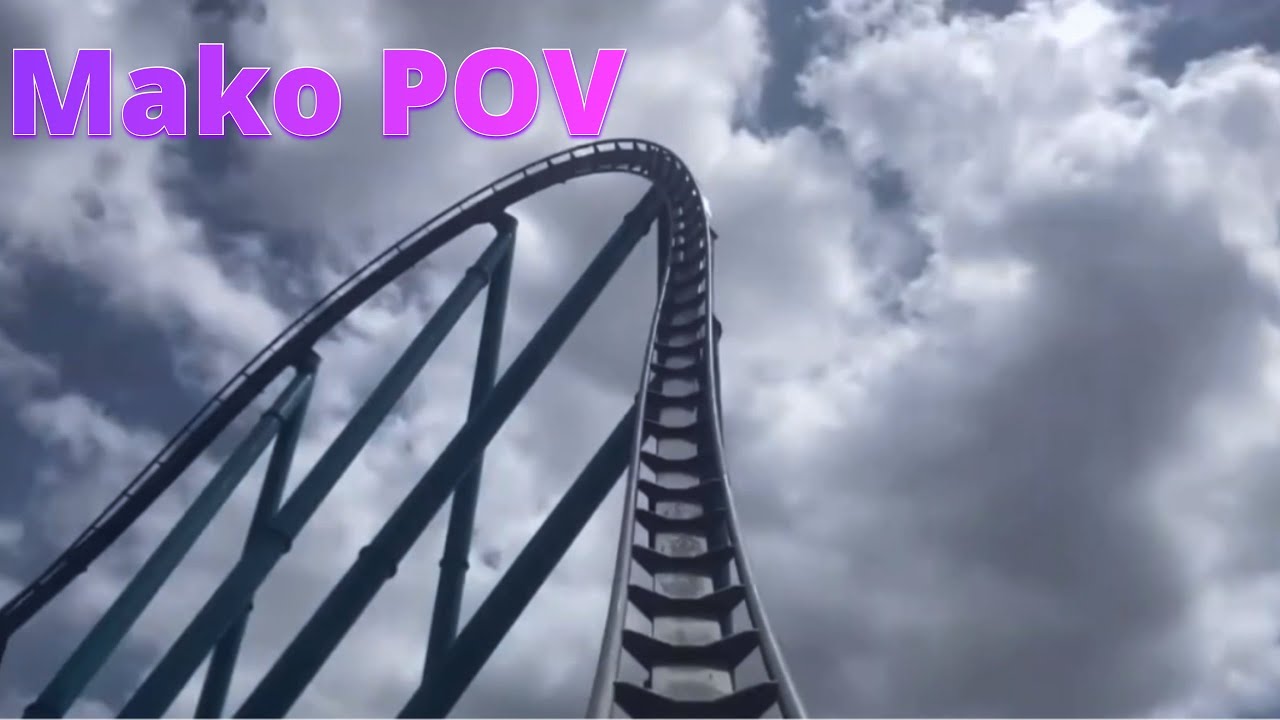 Mako Front Row POV, Sea World Orlando - YouTube