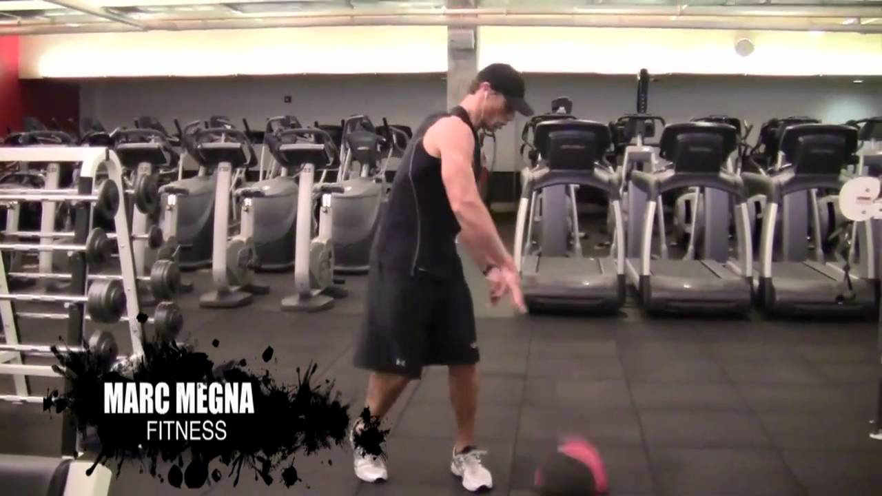 Marc Megna Fitness - Power Slams with Medicine Ball - YouTube