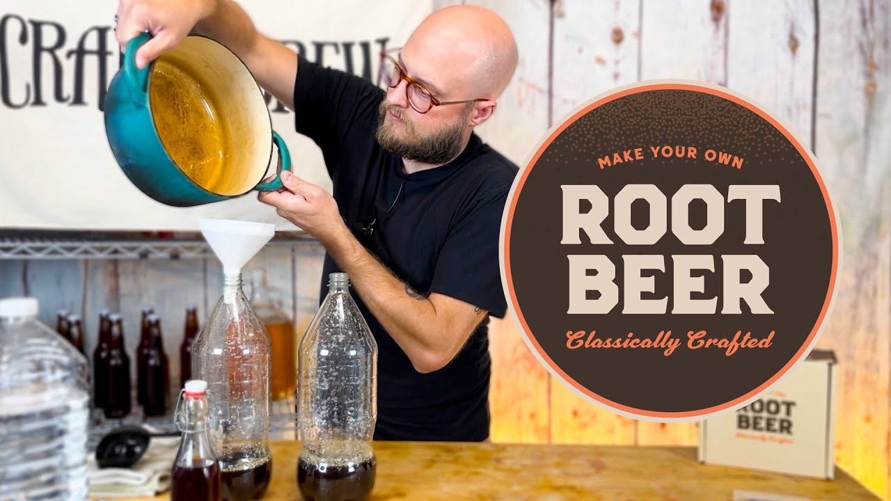How to make old fashioned & natural root beer from scratch - YouTube